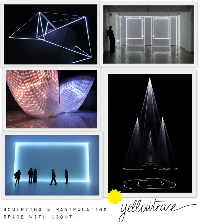 Sculpting and Manipulating Space With Light. - Yellowtrace