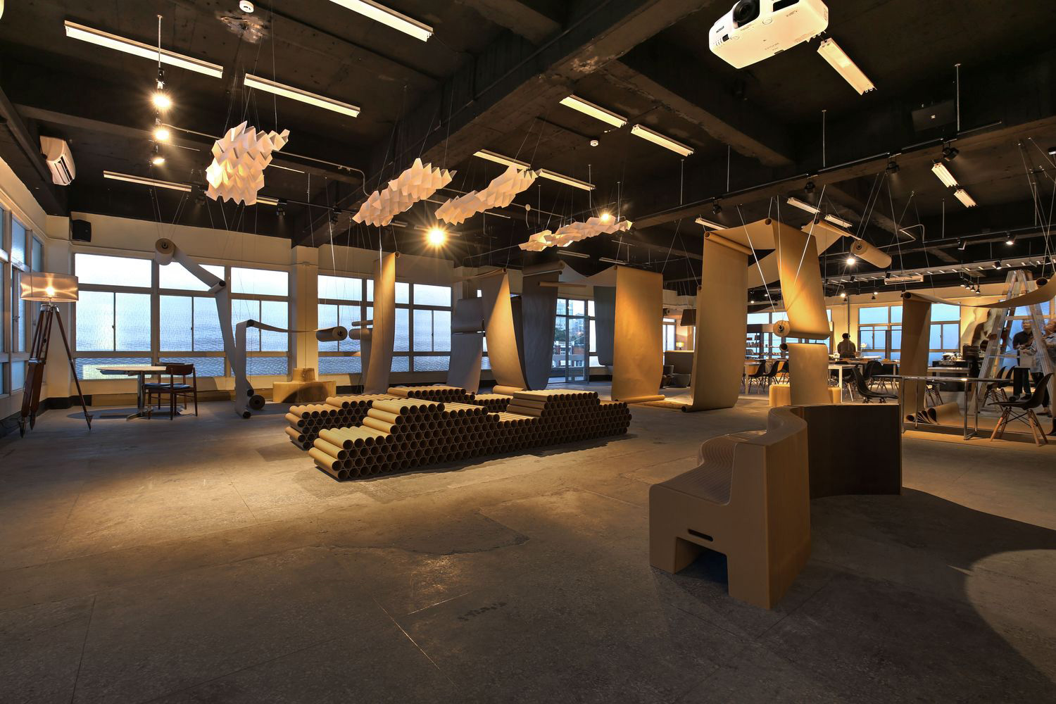 Happier Cafe: Paper Space in Taiwan by JC Architecture.