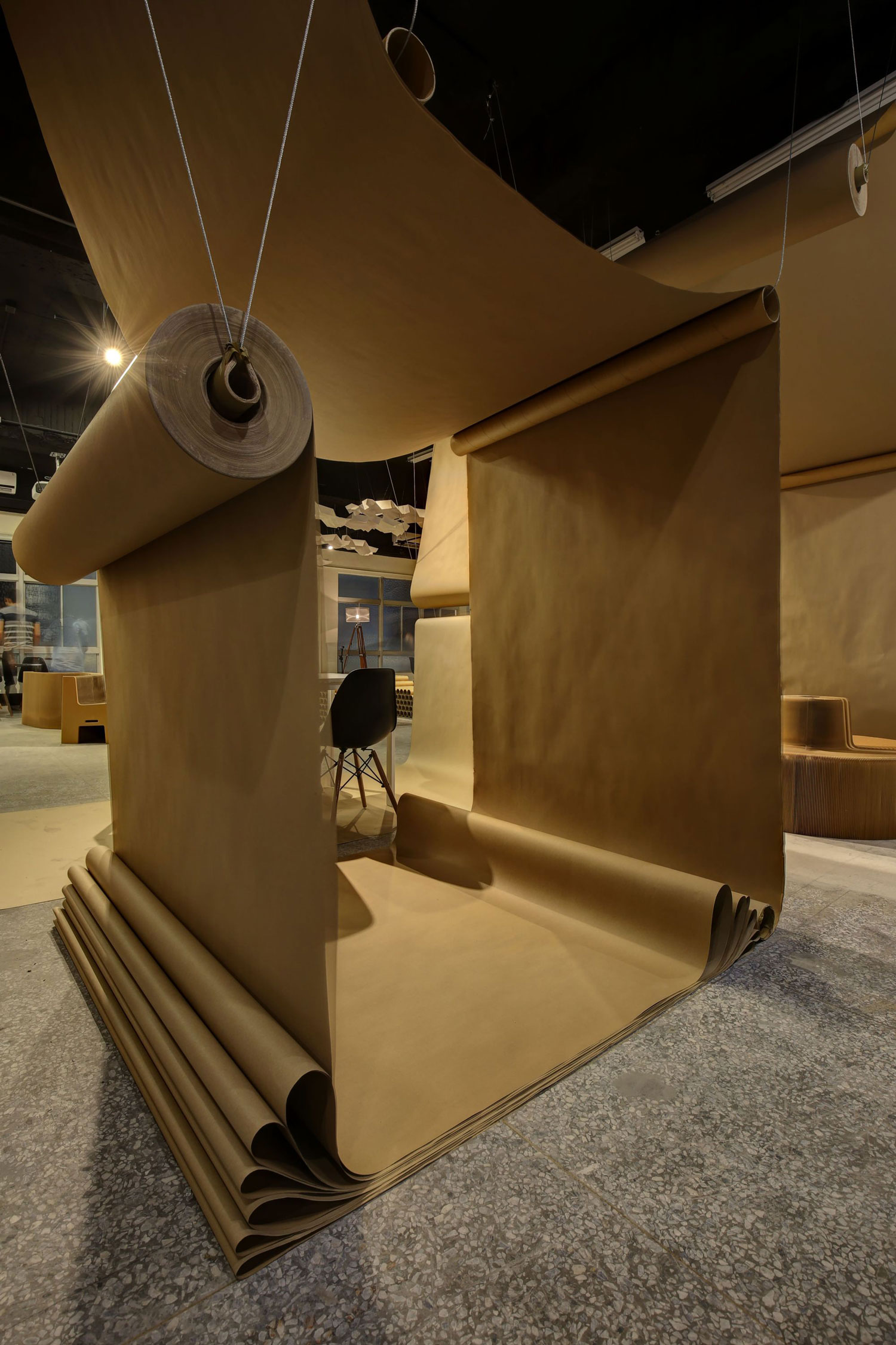 Happier Cafe: Paper Space in Taiwan by JC Architecture.