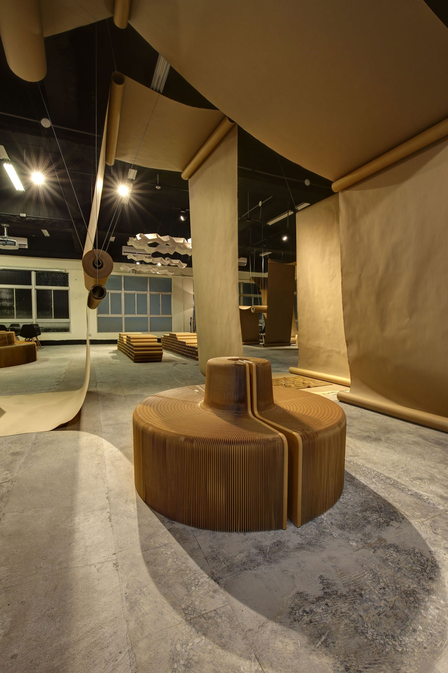 Happier Cafe: Paper Space in Taiwan by JC Architecture.