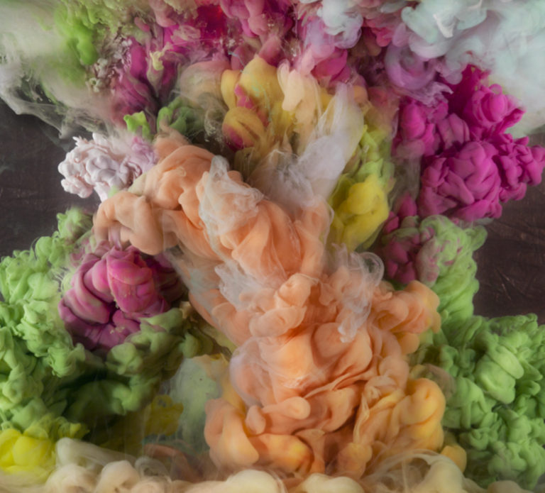 Kim Keever's Mesmerising Art Made by Squeezing Paint into Water ...