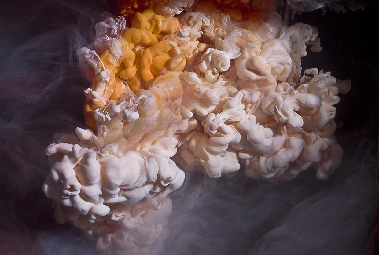 Kim Keever's Mesmerising Art Made by Squeezing Paint into Water ...
