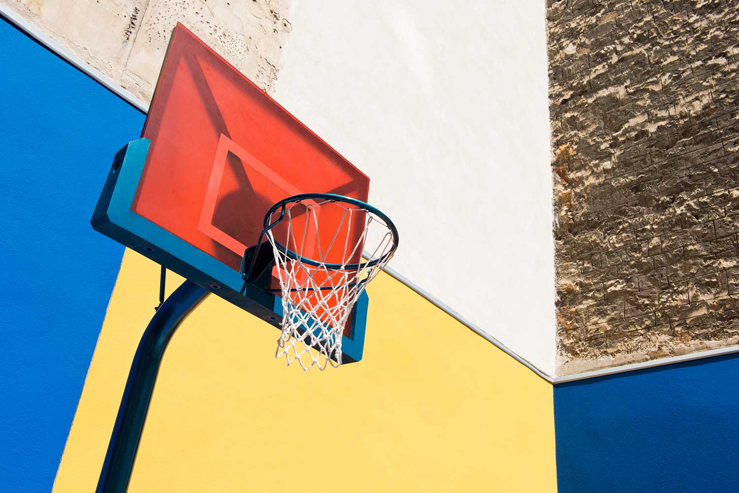 Inspiring Multicoloured Basketball Court Installations | Yellowtrace