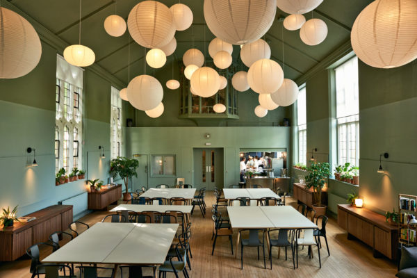 Food for Soul's Refettorio Felix Soup Kitchen in London by Studioilse.
