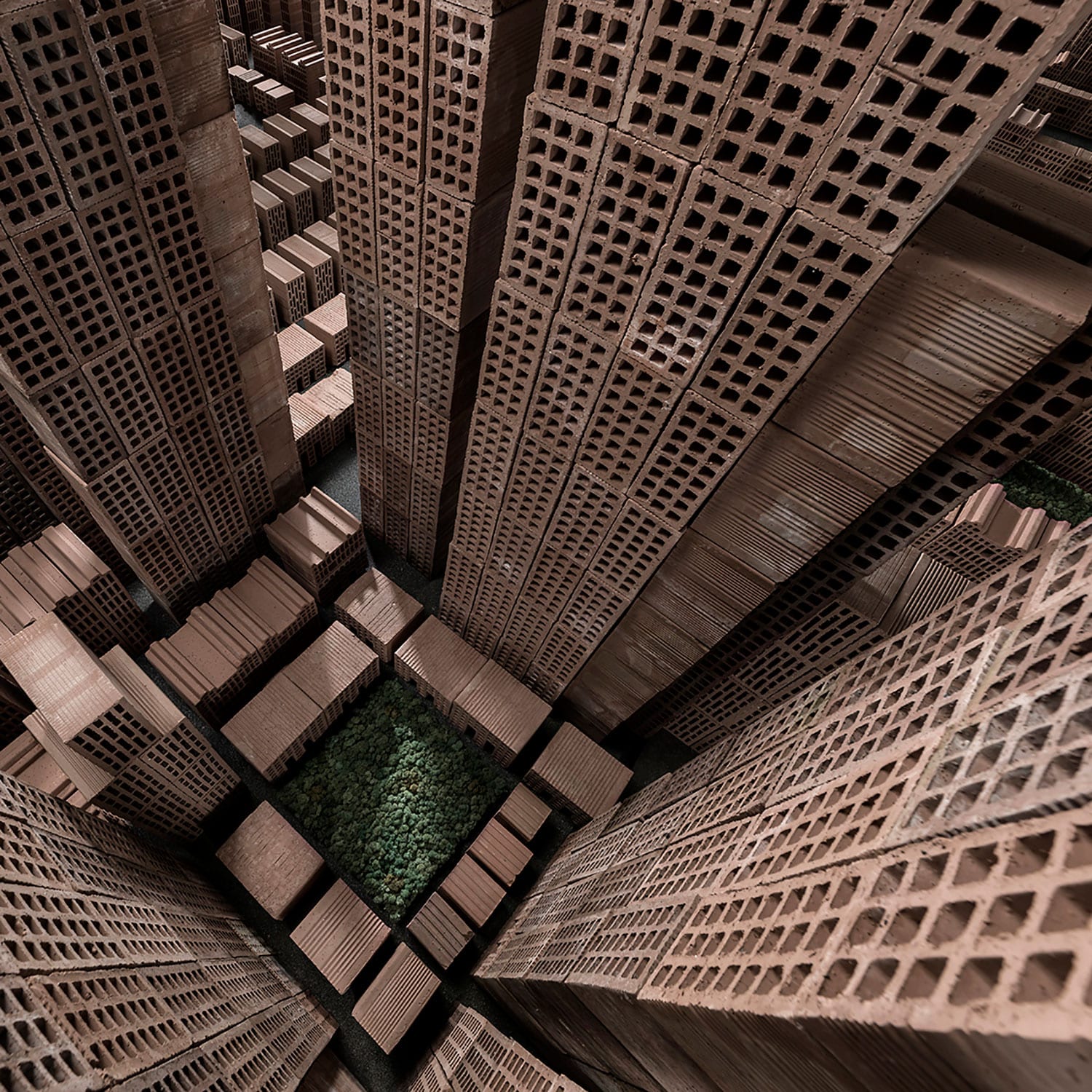 Bricks Decoded: Miniature City Created From Bricks by Matteo Mezzadri.