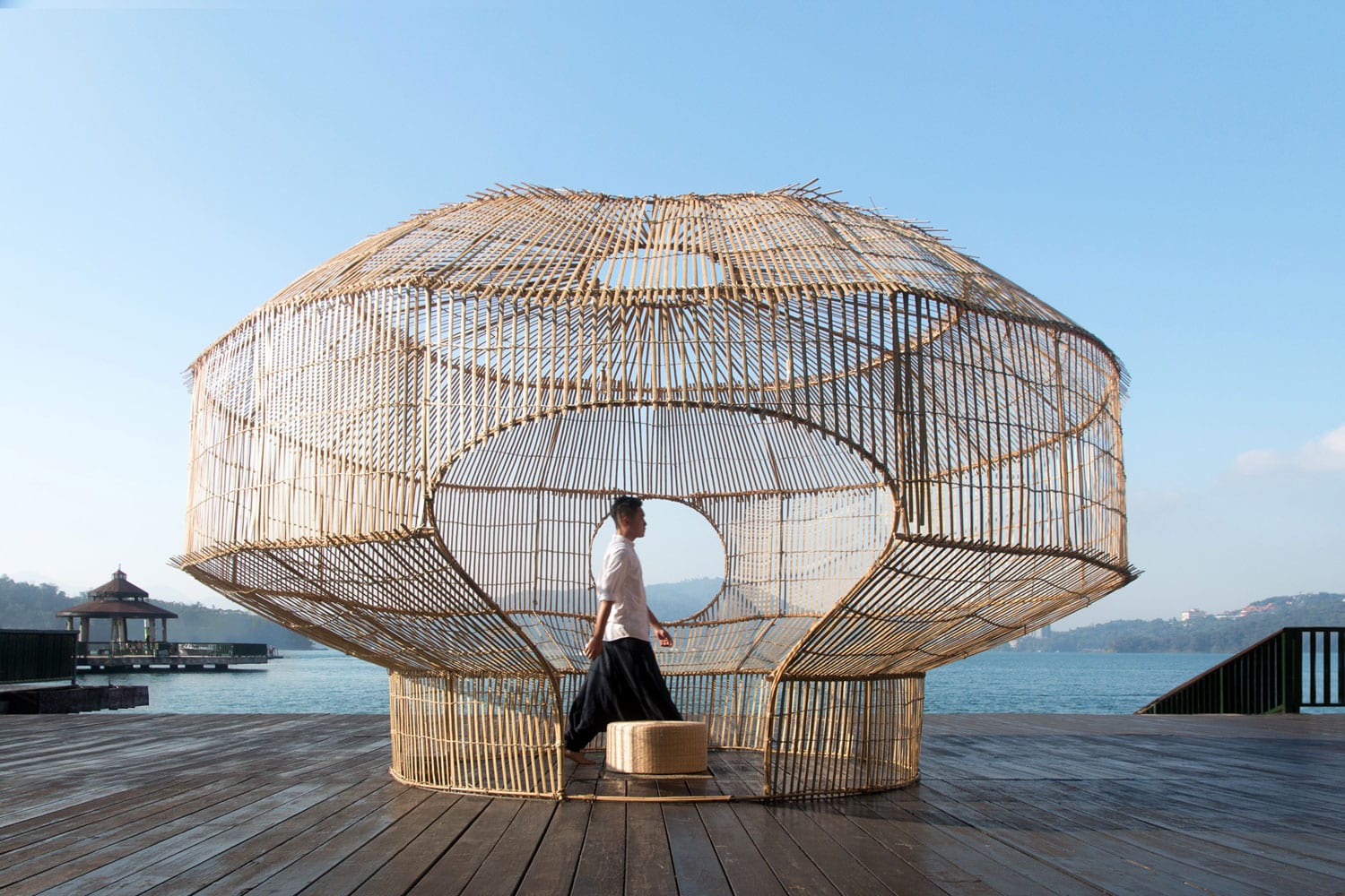 Fish Trap Bamboo House in Taiwan by Cheng-Tsung Feng | Yellowtrace
