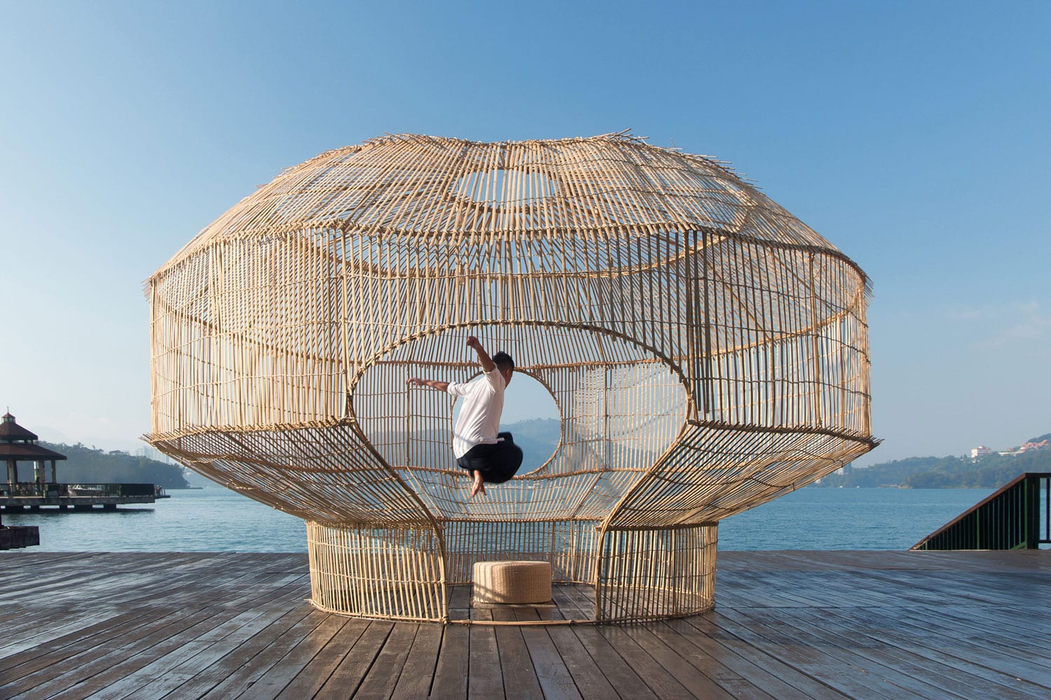 Fish Trap Bamboo House in Taiwan by Cheng-Tsung Feng | Yellowtrace