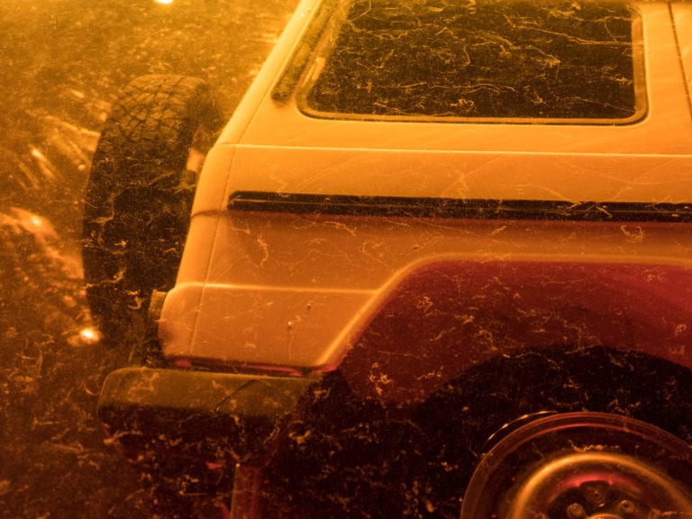 1979 G-Class Mercedes Cast in 40,000 Kilograms of Resin | Yellowtrace