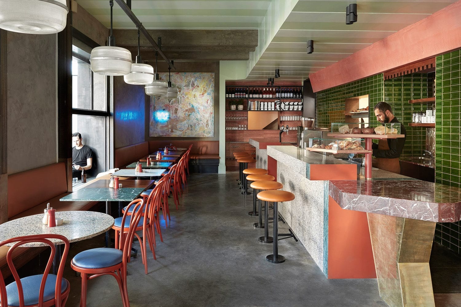 Gabriel Cafe Fitzroy, Melbourne by Flack Studio | Yellowtrace