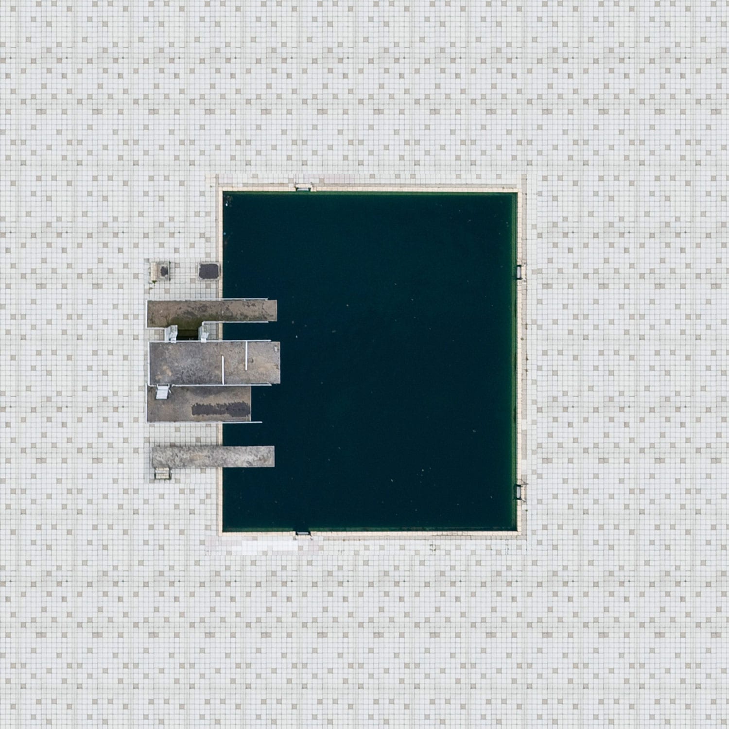 Abstract Aerials of Public Swimming Pools by Stephan Zirwes | Yellowtrace