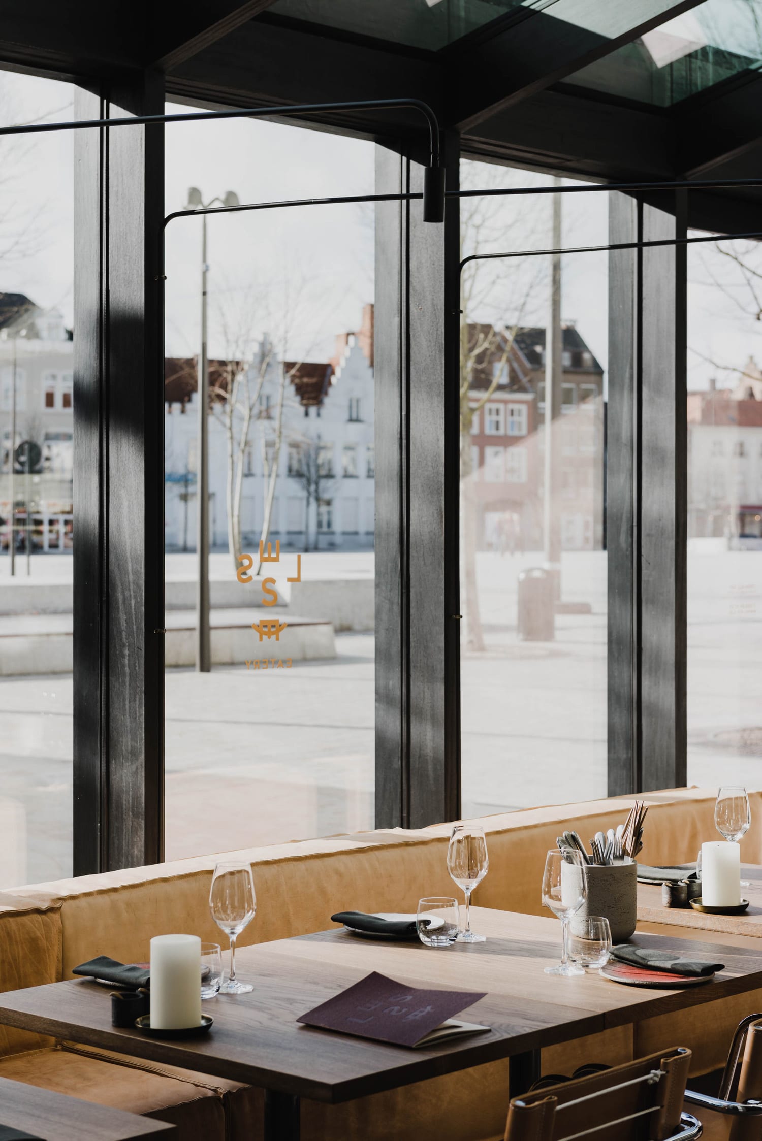 L.E.S.S Eatery in Bruges, Belgium by Another Studio | Yellowtrace