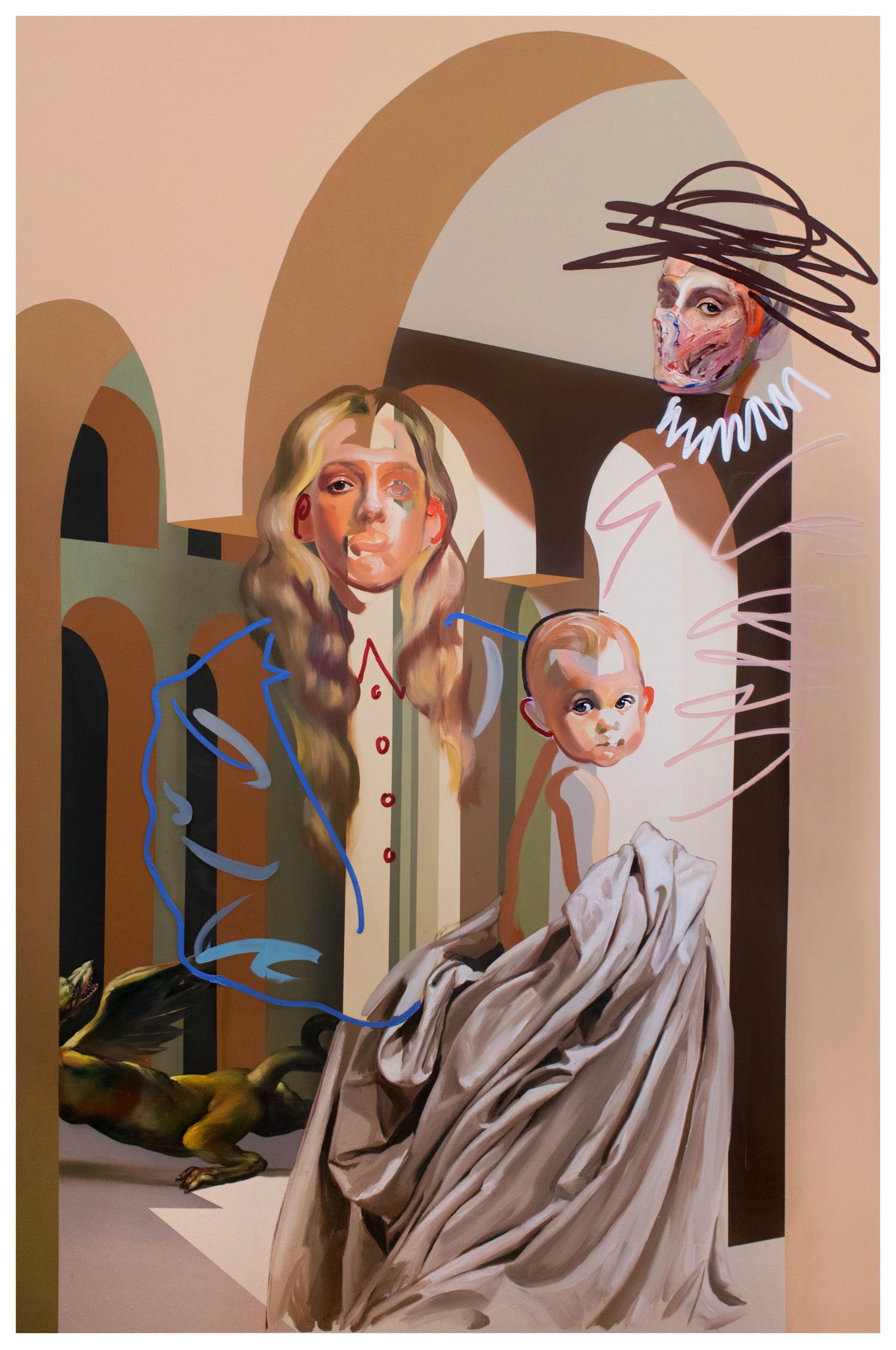 Contemporary Portraitist & Surrealist Painter Loribelle Spirovski.