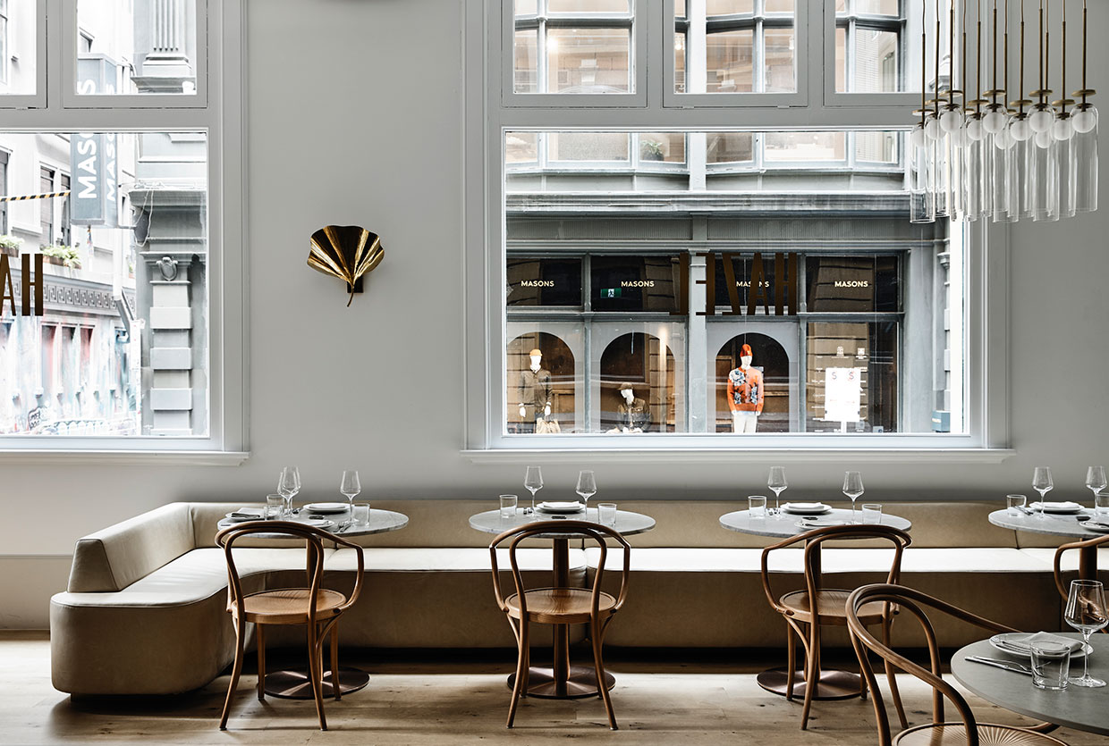 Hazel Restaurant in Melbourne by The Stella Collective | Yellowtrace