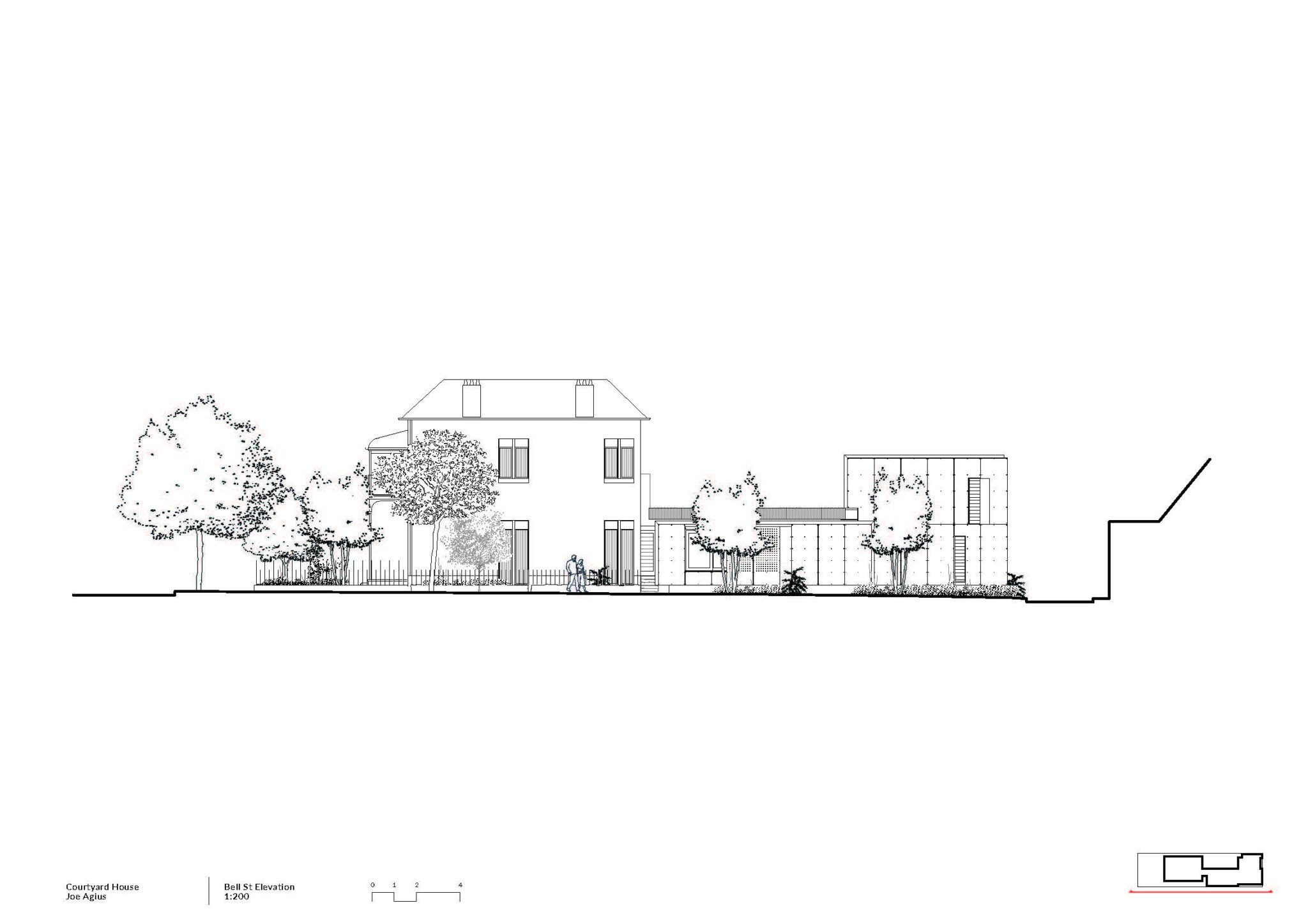 Courtyard House in Glebe by Joe Agius / Cox Architecture | Yellowtrace