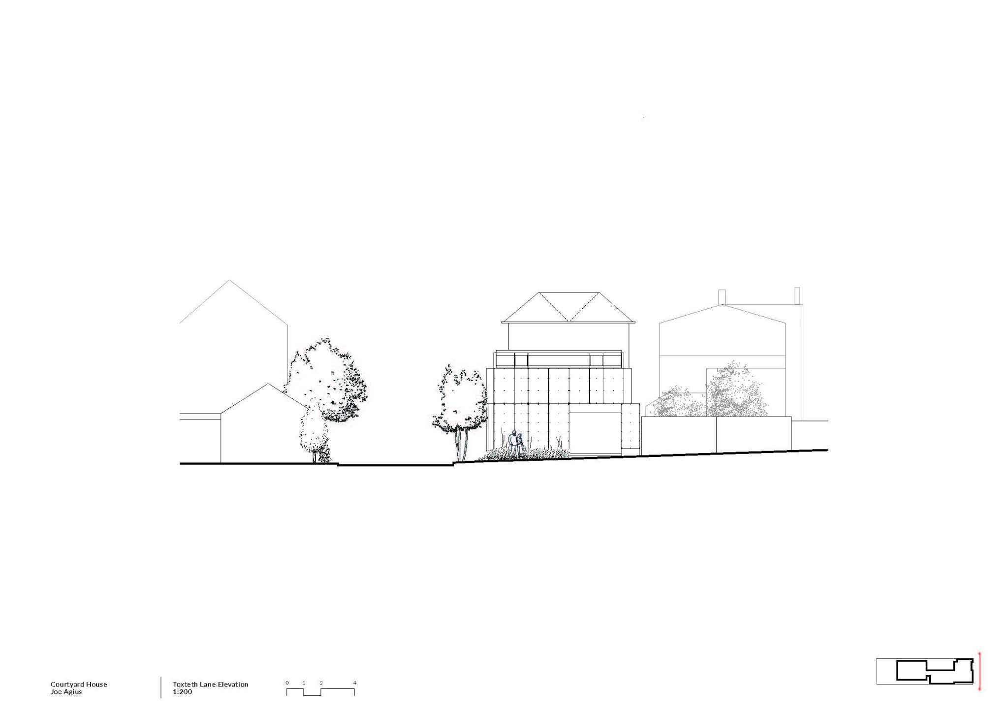Courtyard House in Glebe by Joe Agius / Cox Architecture | Yellowtrace