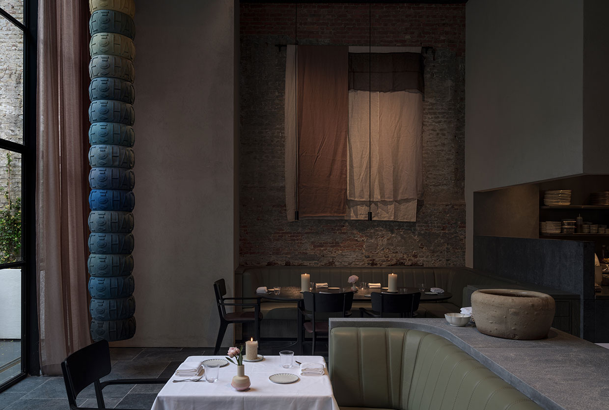 Blueness Restaurant in Antwerp by Space Copenhagen | Yellowtrace