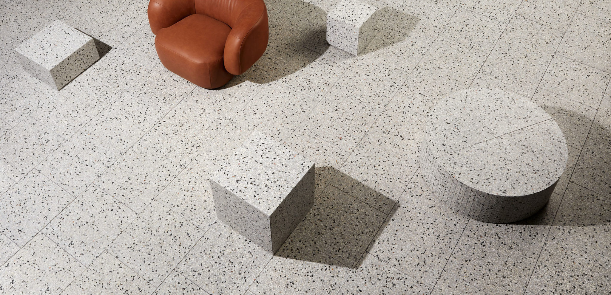 Fibonacci Stone Welcomes Ghosted & Polarity Terrazzo | Yellowtrace