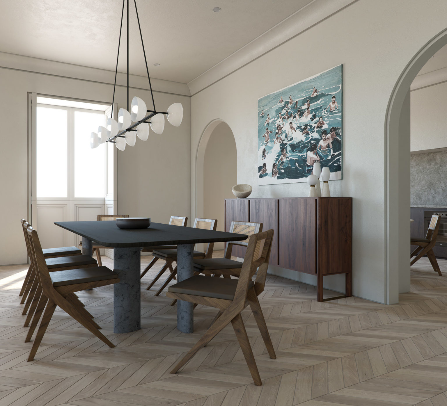 Daniel Boddam's Virtual Apartment Showcases His Furniture Collection