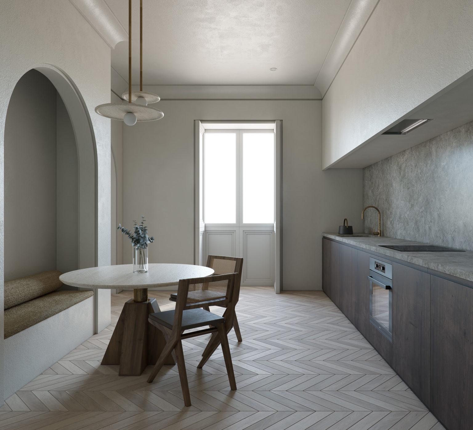 Daniel Boddam's Virtual Apartment Showcases His Furniture Collection