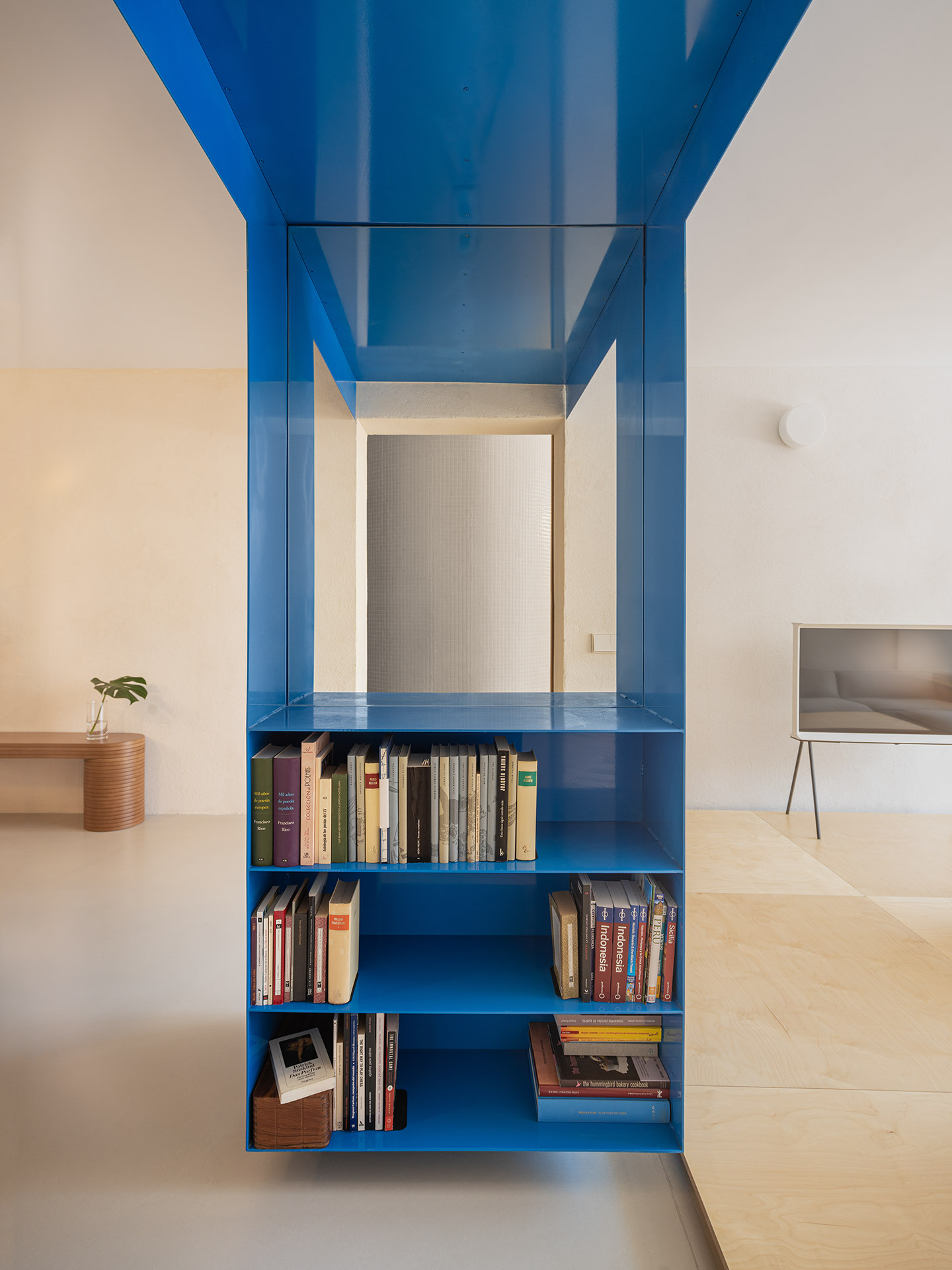 Office Turned Colour-Blocked Apartment by Burr Studio | Yellowtrace