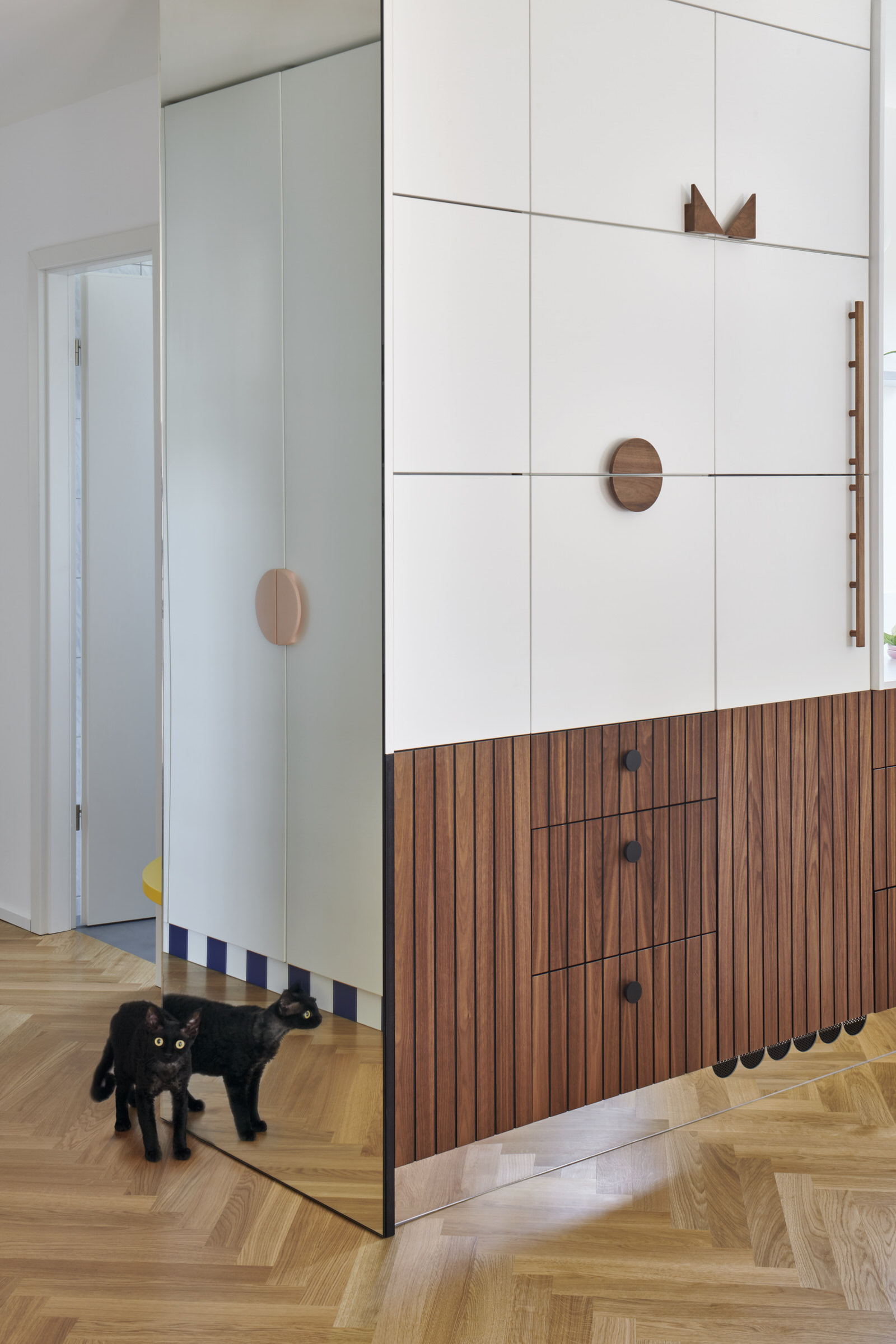 Flat for a Cat Lover by COCI Studio | Yellowtrace