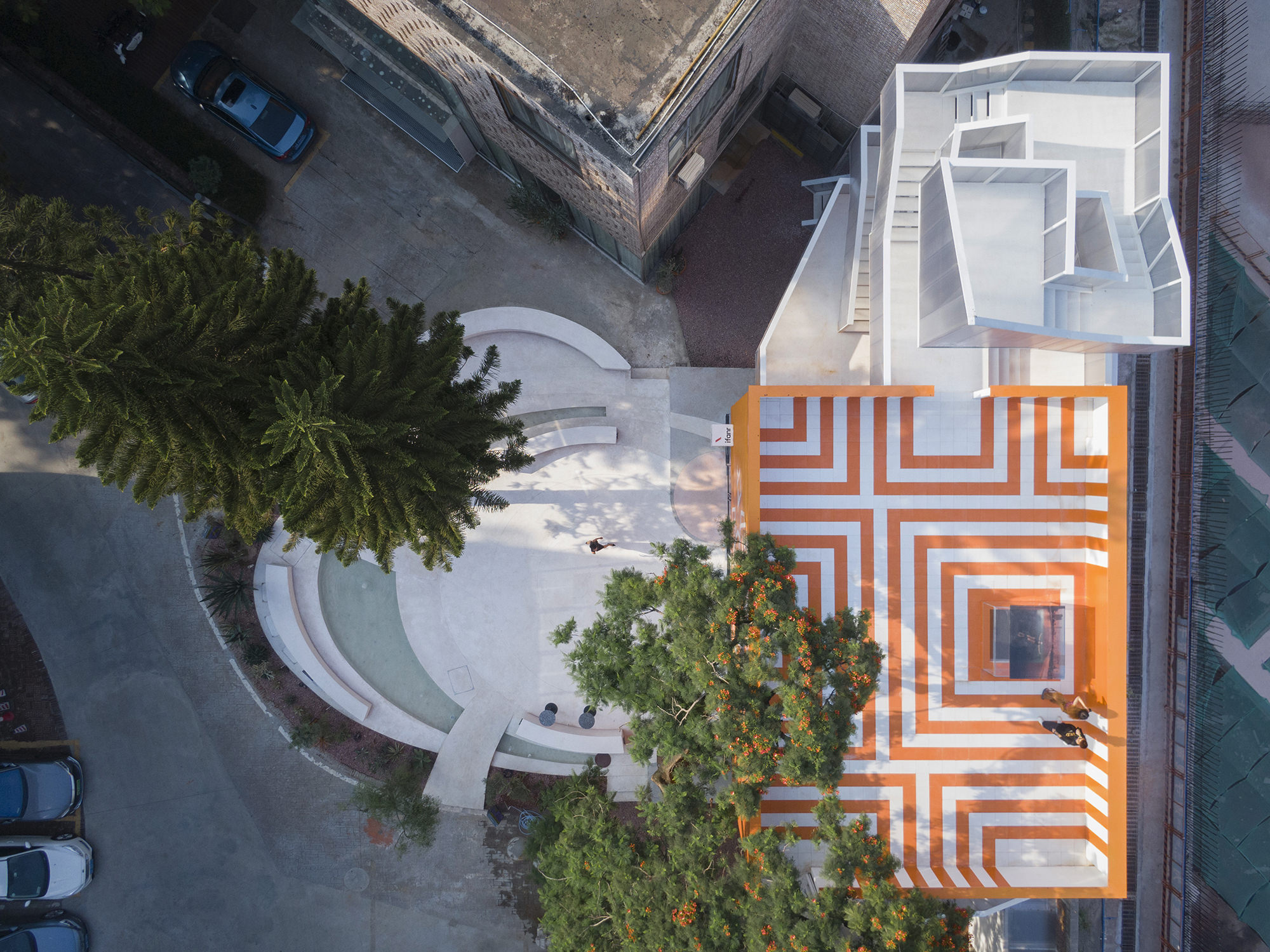 Popped Orange Uhub House by Wutopia Lab | Yellowtrace