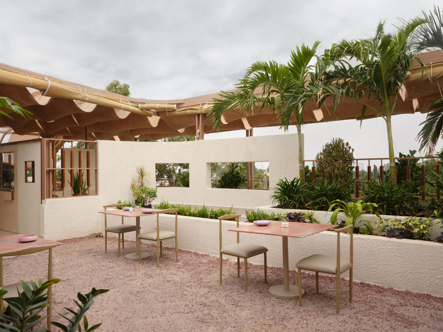 A Rooftop Restaurant in Hyderabad by NaaV Studio | Yellowtrace