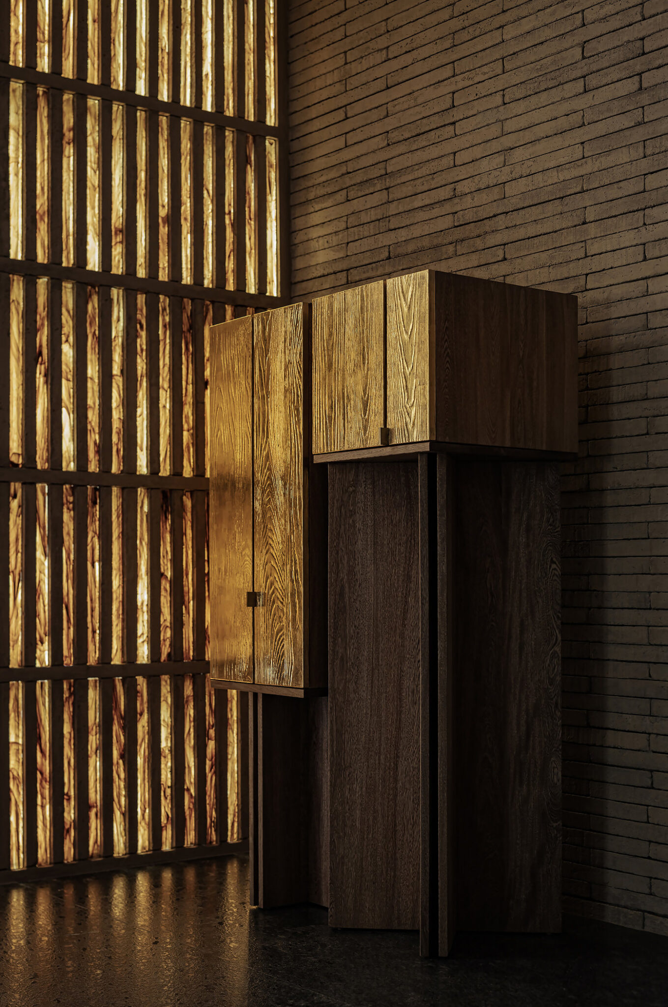 Aurum Cabinets by Peca Studio & Karla Vázquez | Yellowtrace